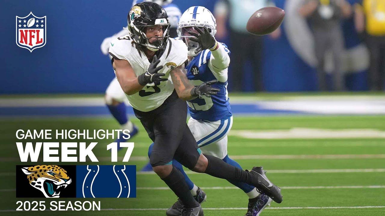 Jacksonville Jaguars vs. Indianapolis Colts Game Highlights | NFL 2025 Season Week 17