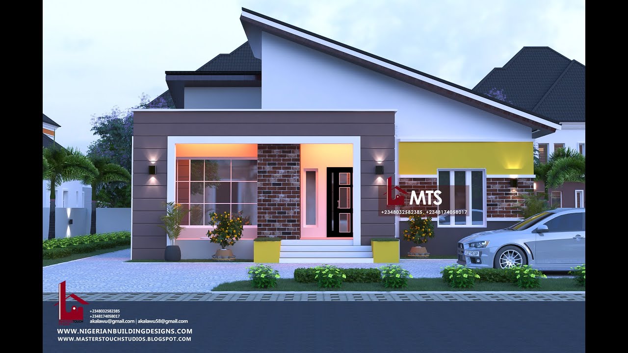 3 and 4 Bedroom bungalow designs - part 1