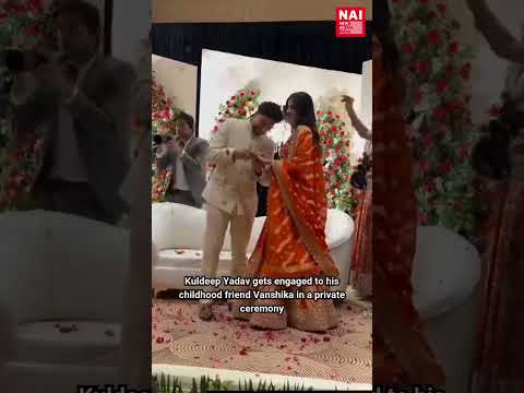 Kuldeep Yadav gets engaged to his childhood friend Vanshika in a private ceremony | News Arena India