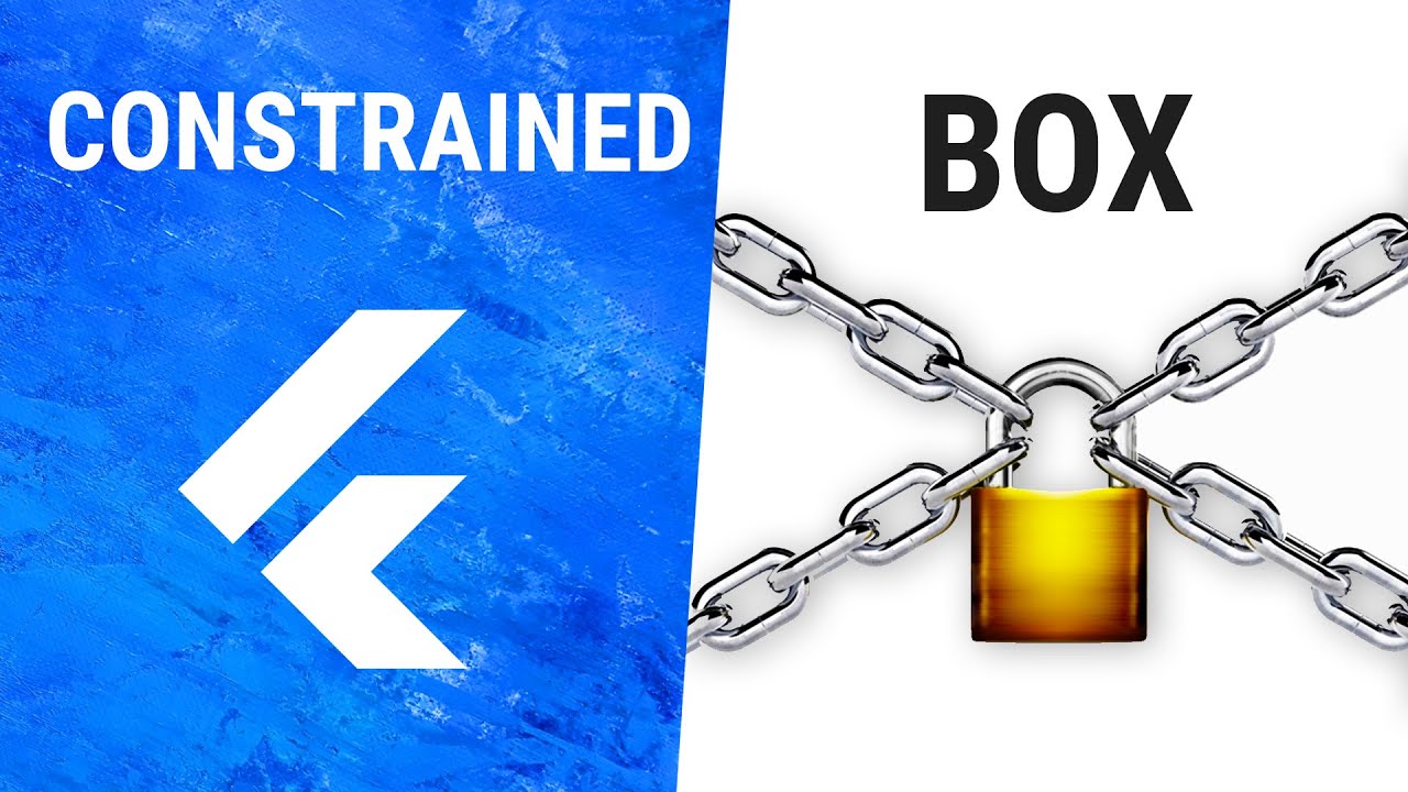 Flutter ConstrainedBox Widget