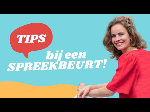 TIPS bij een SPREEKBEURT! | MindTuning YOUTH