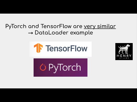 PyTorch vs. TensorFlow - DataLoader example