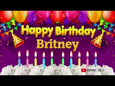 Britney Happy birthday To You - Happy Birthday song name Britney 🎁