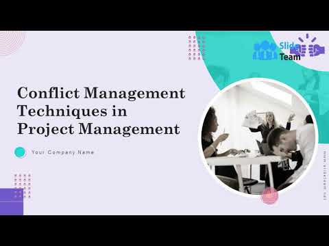 Conflict Management Techniques In Project Management Powerpoint Presentation Slides
