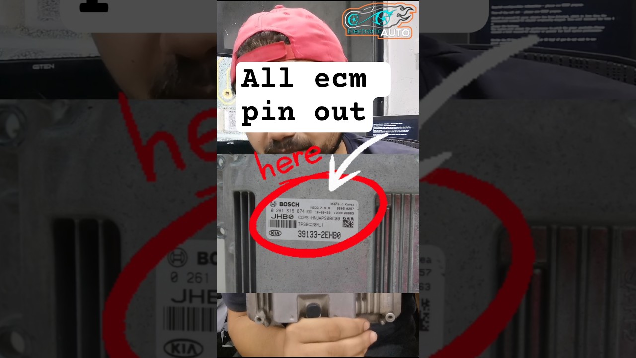 HOW TO FIND ECM PIN OUT#mechanic