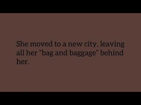 Bag and baggage meaning