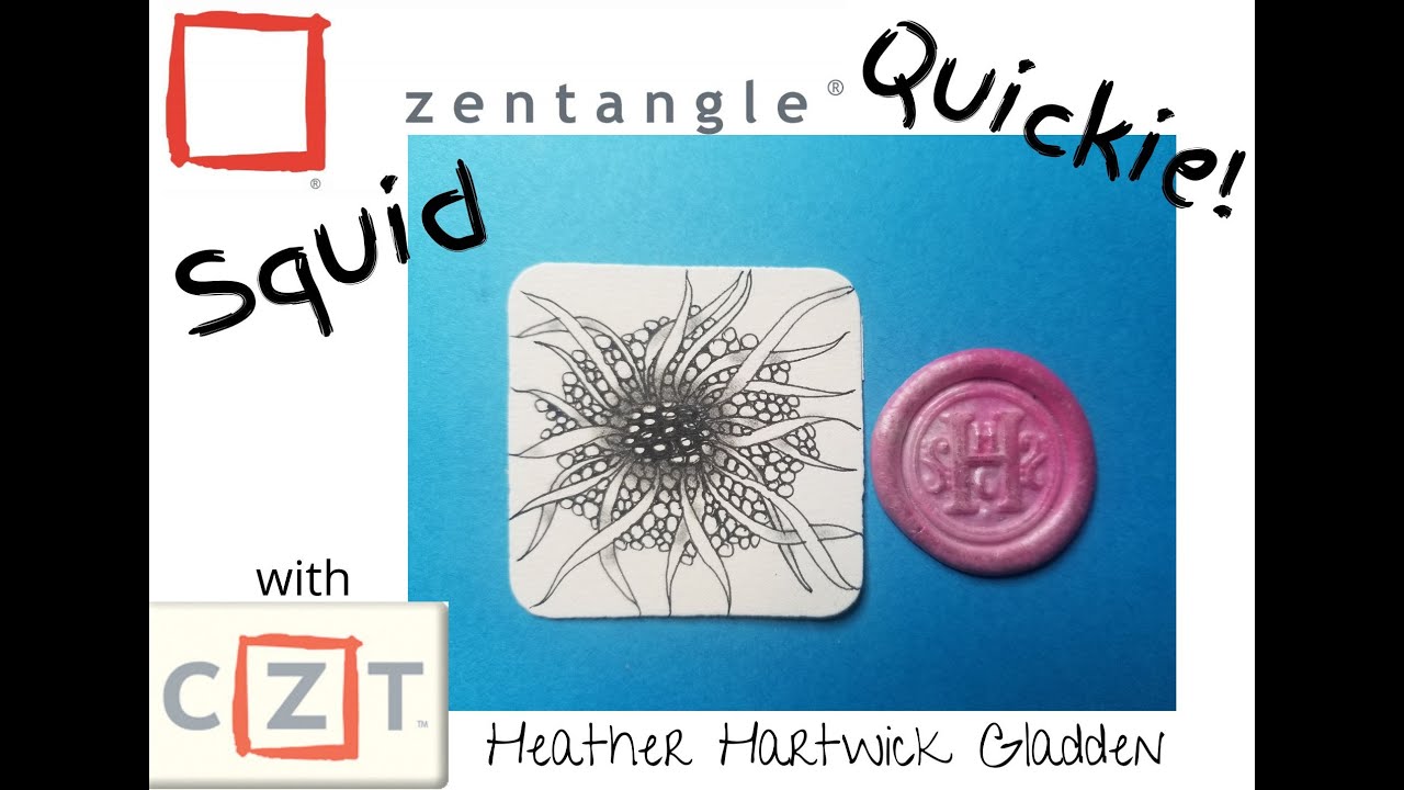 Squid | Zentangle® Quickie
