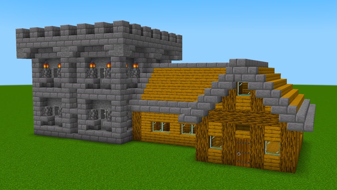 Minecraft - How to build a Tower House - Minecraft Builders