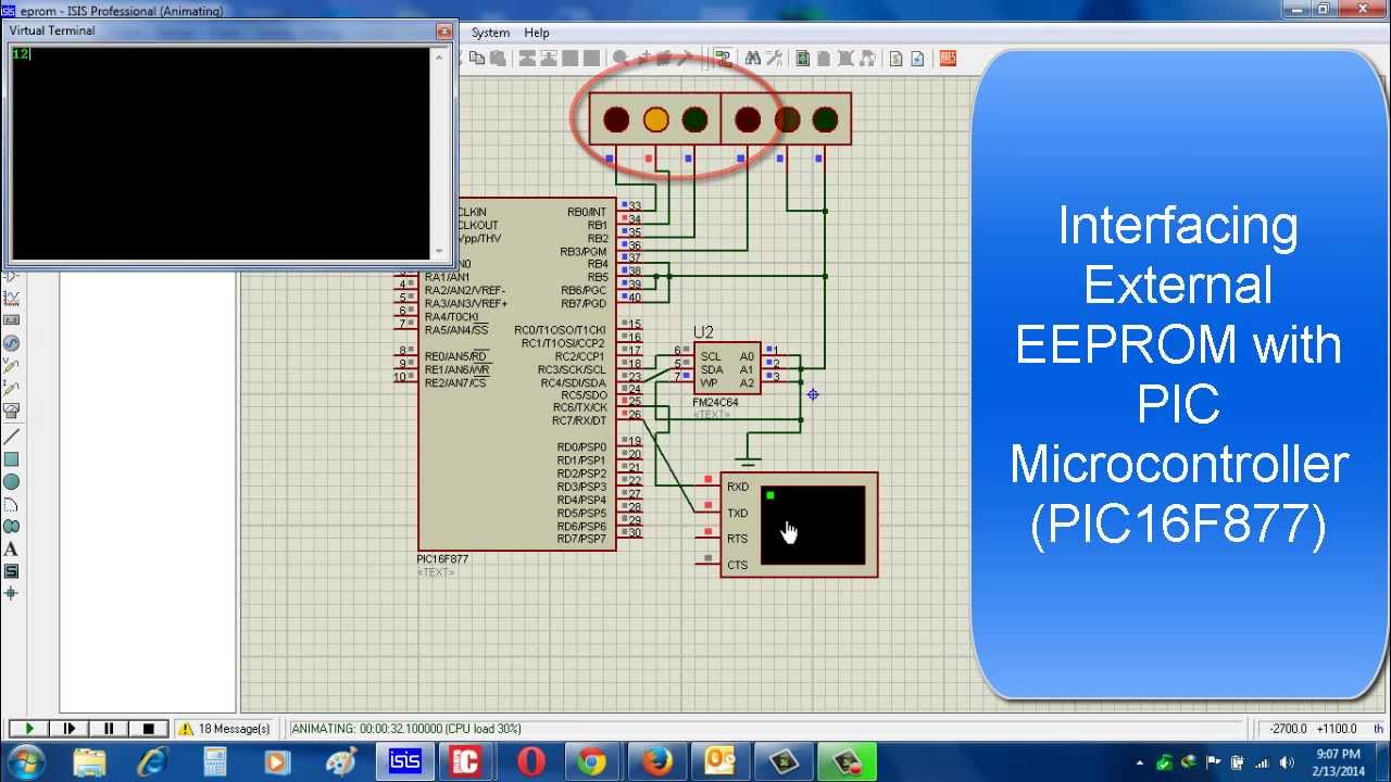 Interfacing external EEPROM with PIC Microcontroller