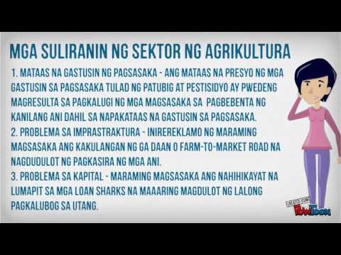 SEKTOR NG AGRIKULTURA