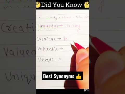5 best Synonyms | interesting synonyms| #shorts #short #hspath