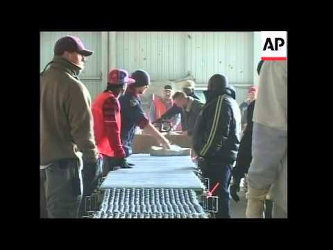 Troops receive Xmas goodies