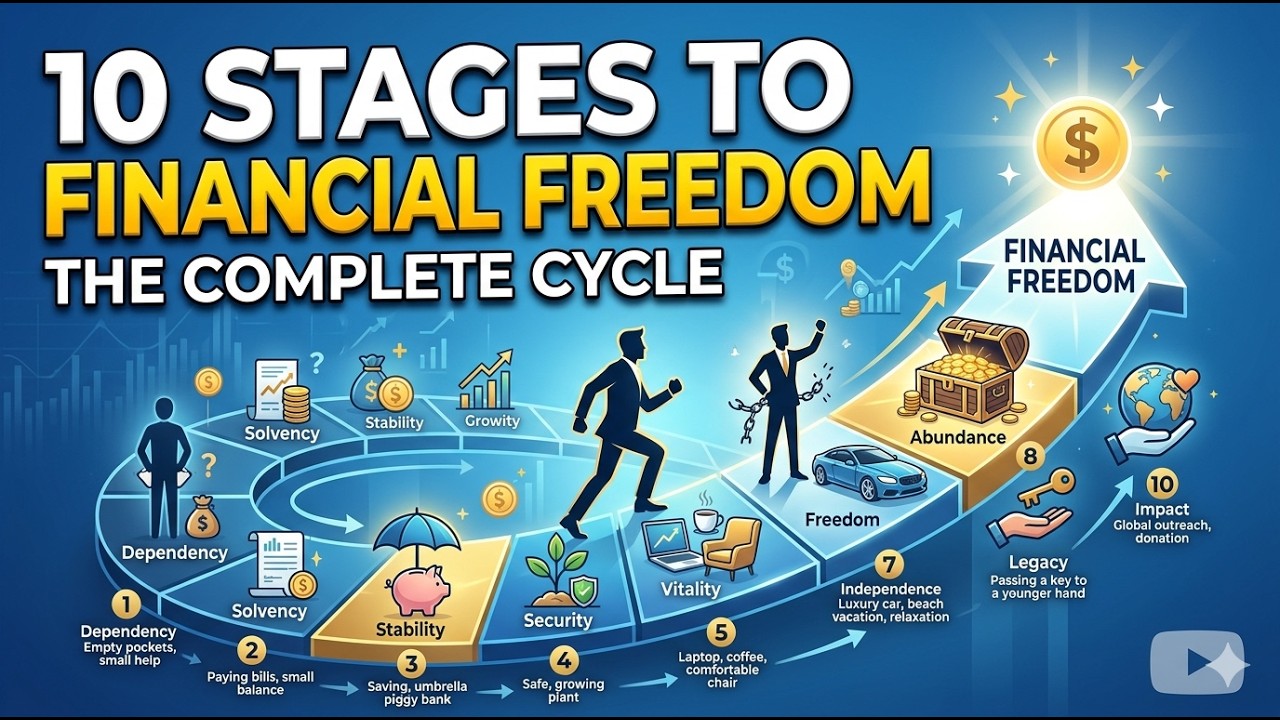 How to Reach Financial Independence: The Complete 10-Stage Roadmap | NOTES LEARNING