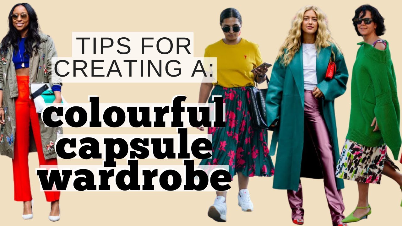 Create a Colourful Capsule Wardrobe 🌈  LOOKBOOK