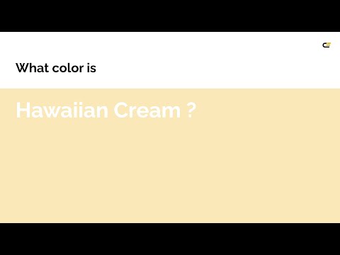 Hawaiian Cream color #fae8b8 hex color - Yellow color - Cool color fae8b8