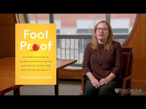 Prof. Tess Wilkinson Ryan Discusses Her New Book, "Fool Proof"
