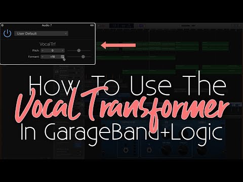 How To Use The Vocal Transformer in GarageBand/Logic