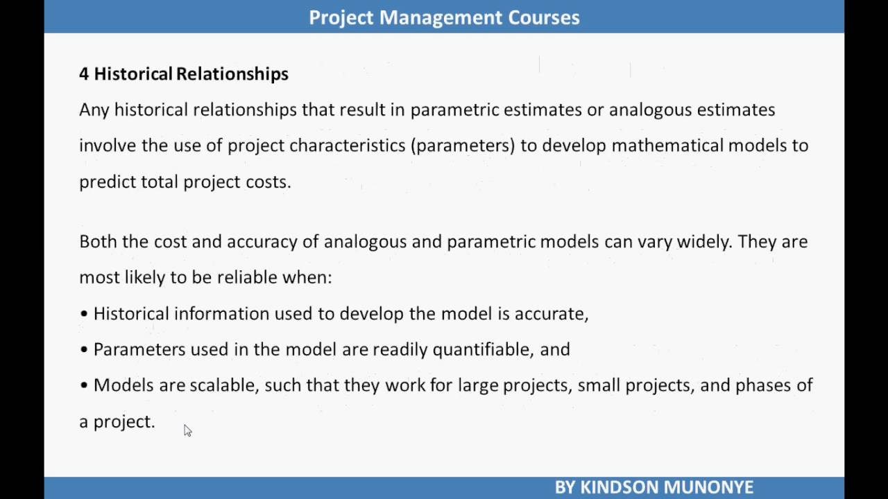 Project Cost Management   Determine Budget