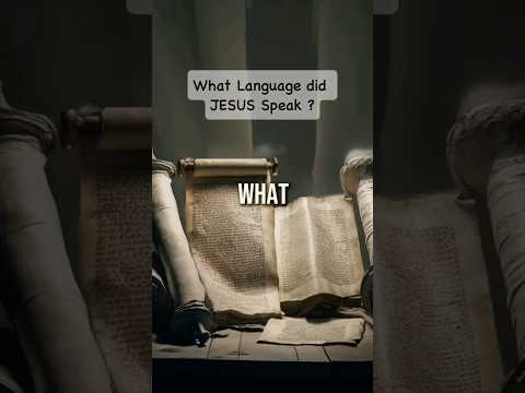 What LANGUAGE did JESUS Speak #shorts #jesus #jesuschrist #history