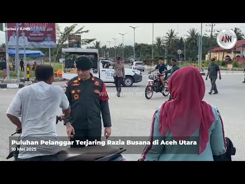 Puluhan Pelanggar Terjaring Razia Busana di Aceh Utara