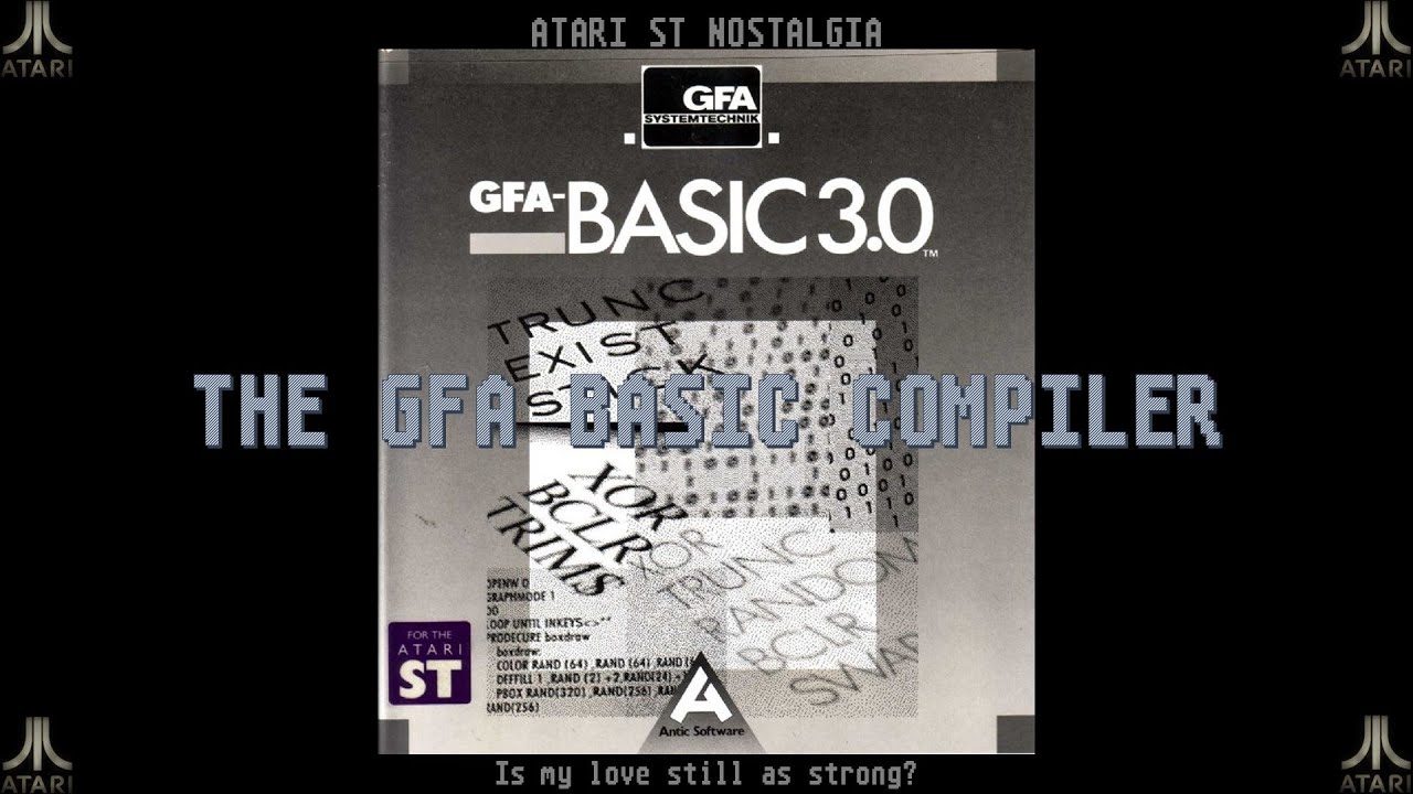Atari ST Nostalgia - GFA Basic part 28: The GFA Basic compiler