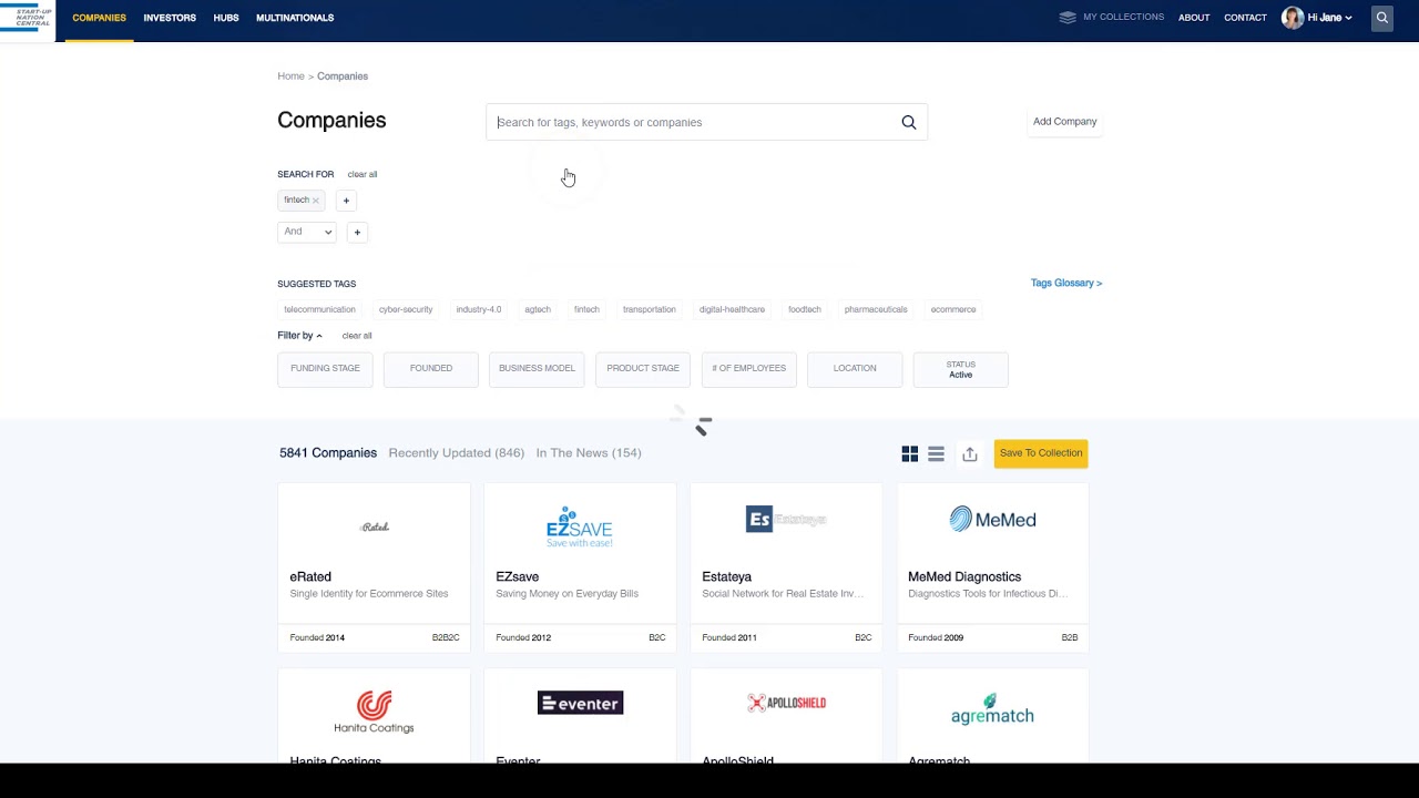 Start-Up Nation Finder Tutorial