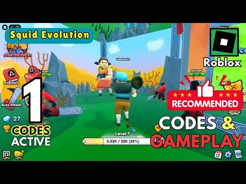 ALL Working Codes | Semua Kode Squid Evolution Roblox, June 25, 2025