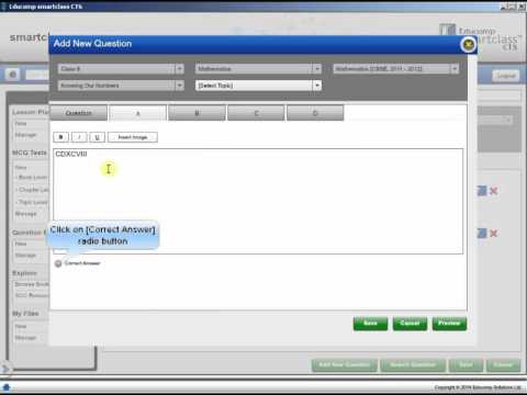 Manage your MCQ Tests