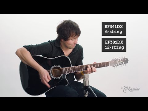 Takamine EF381DX Dreadnought Acoustic 12-String Guitar | Reverb