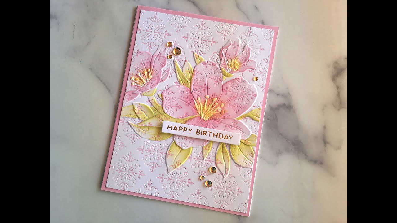 Check Out This Awesome 3D Embossing Folder Technique