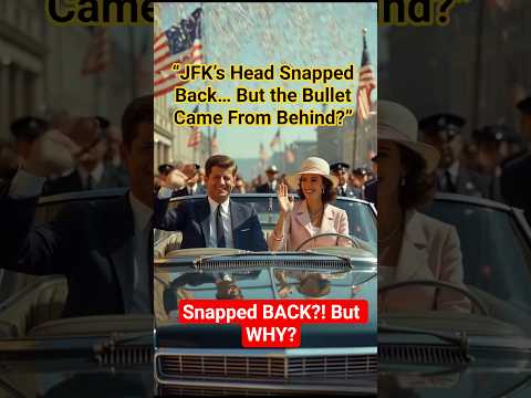 JFK’s Head Snapped Back But the Bullet Came From Behind? | Assassination of JFK 😱 Mystery | #shorts