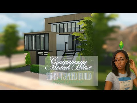 Contemporary Modern House | Sims 4 Speed Build | No CC