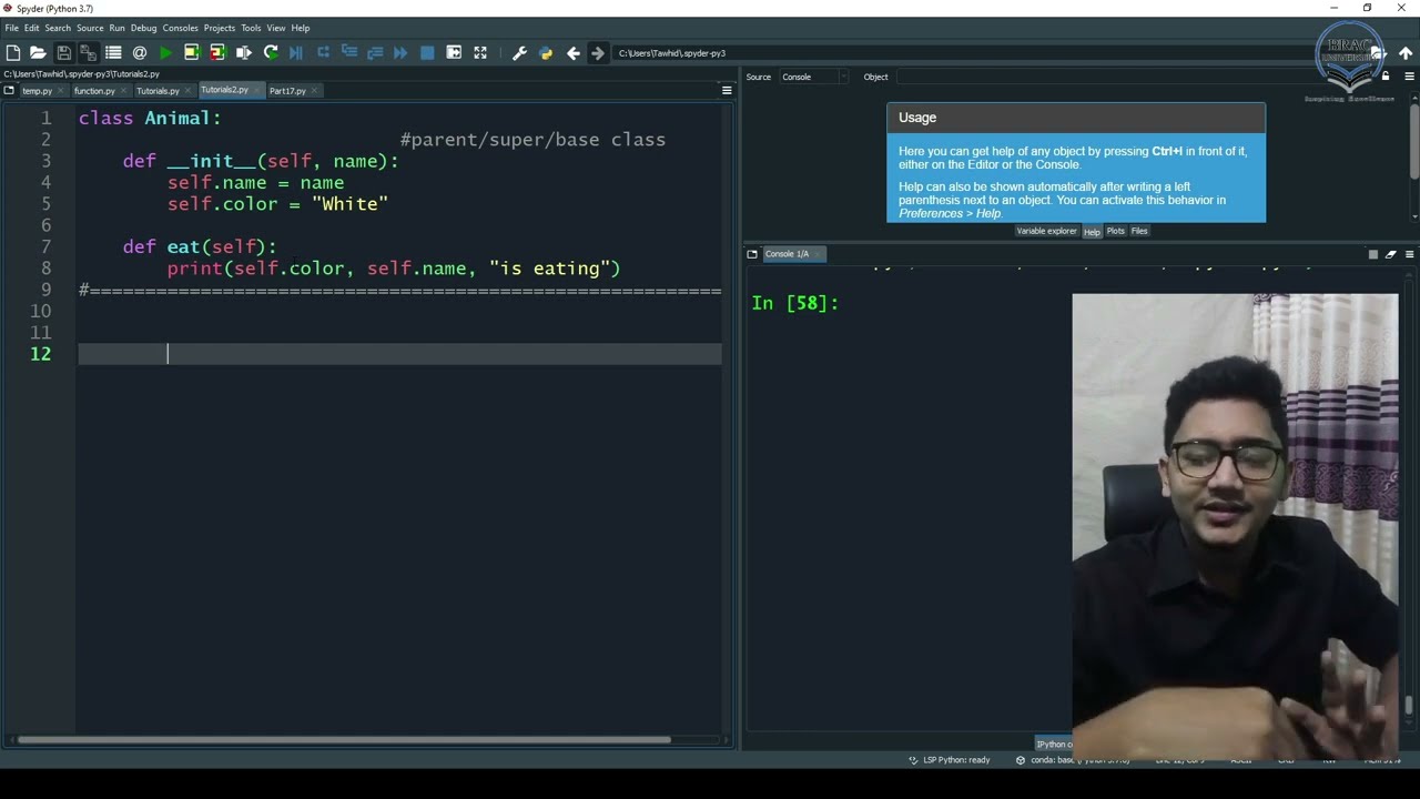 L32 | Python OOP | Inheritance | Variable Overriding | Bangla
