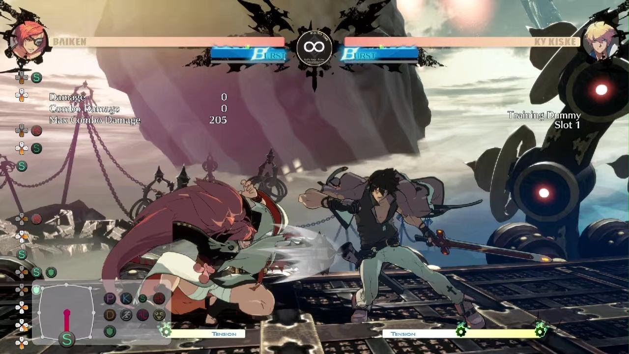 Baiken Round Start Combo VS 6P (not 100% real)