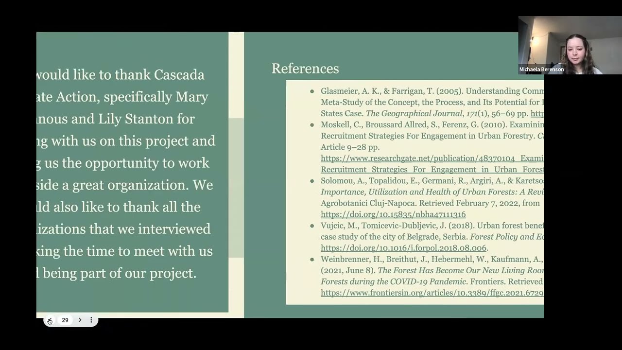 Climate Action with Urban Forests: