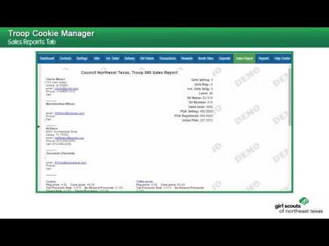 DATED INFORMATION 2015-201614- Sales Report Tab- Cookie Balance and Profit