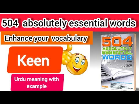 keen meaning examples in urdu/ handi language explained in easily way