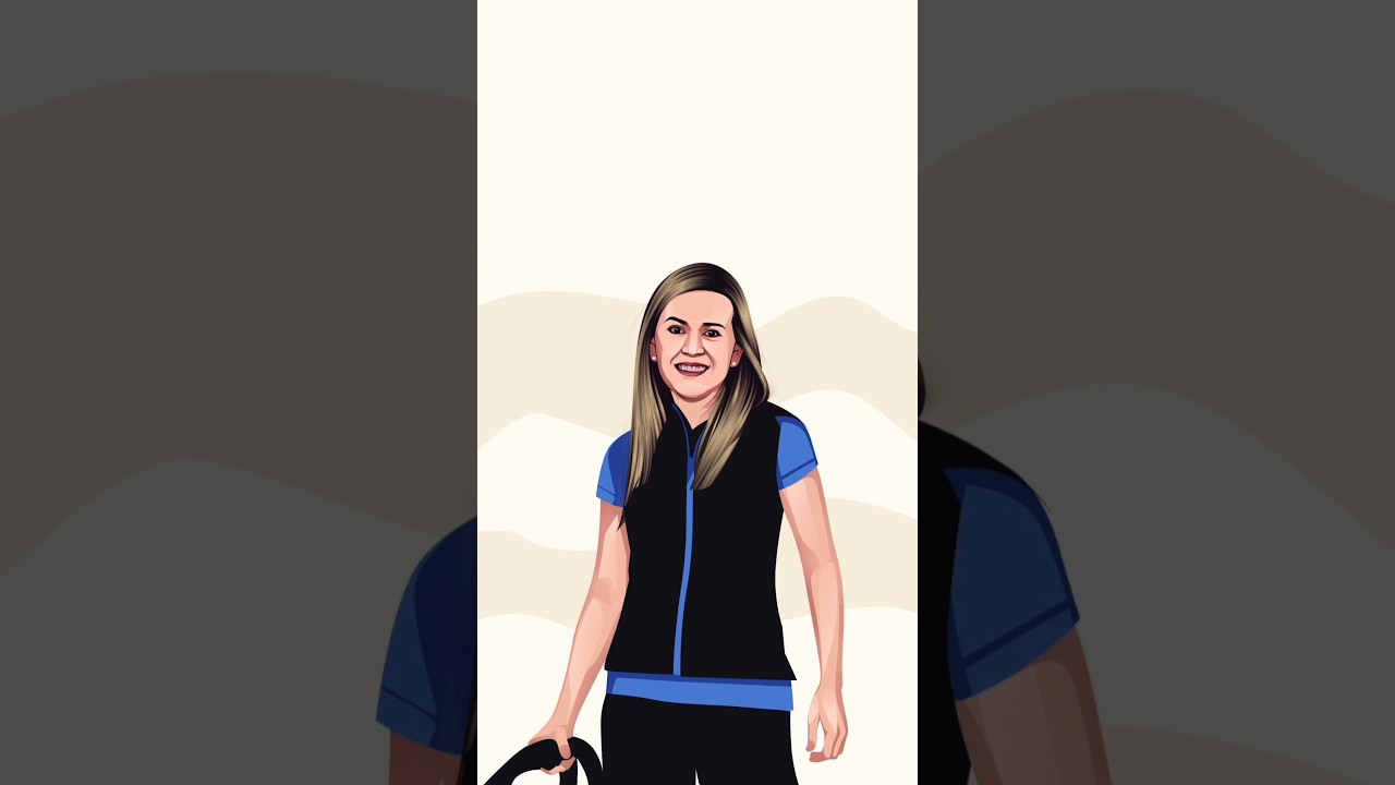 Beautiful Girl Vector Portrait #youtubeshorts #trendingreels #trendingshorts