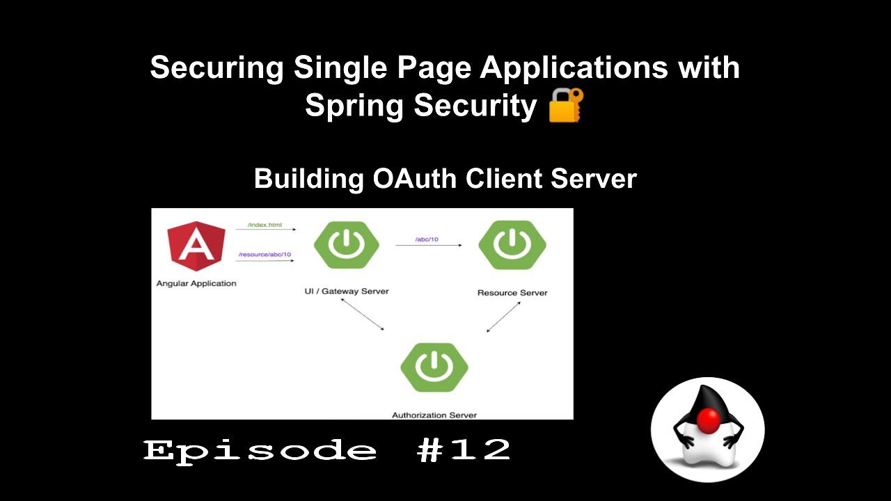 Creating OAuth2 Client Server using Spring OAuth2.0 Client Dependency