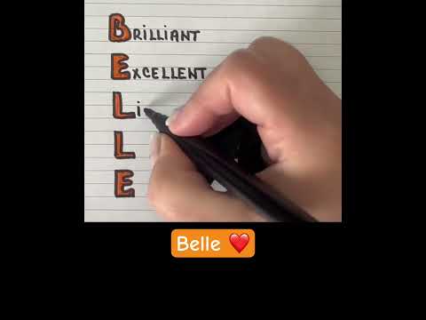 Meaning of the name BELLE #meaning #name #belle
