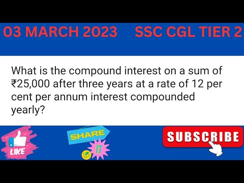 What is the compound interest on a sum of 25000 after 3 years@12% pa yearly compunded