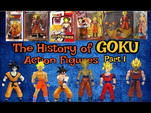 The History of Dragon Ball Z SON GOKU Action Figures Part 1 - History of Action Figures Ep. 1
