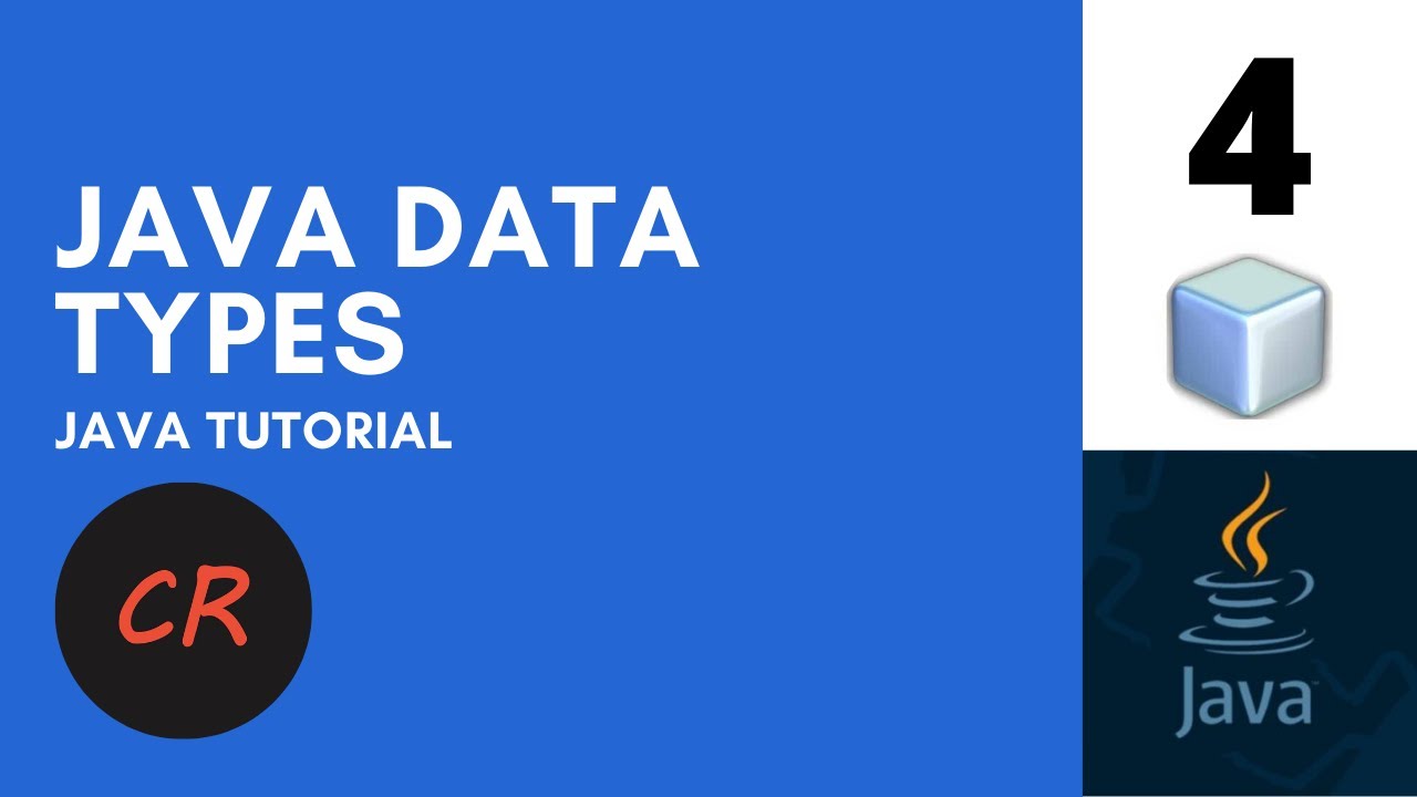 Java Tutorial 4 - Java Data types and Variables (2020)