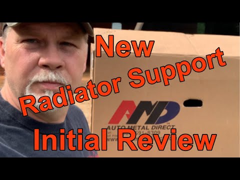 C10 Project: Initial Review of AMD Radiator Support. #c10, #squarebody, #chevy