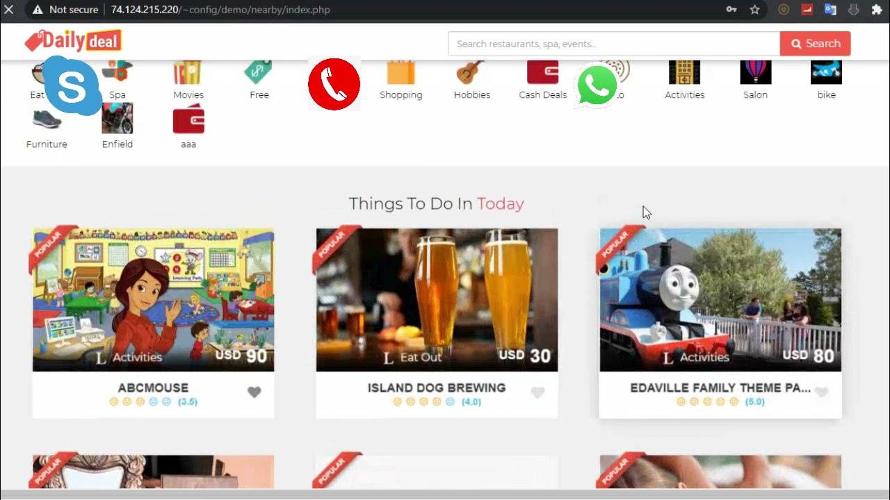 Nearbuy clone script PHP Scripts Mall Ready made PHP Scripts