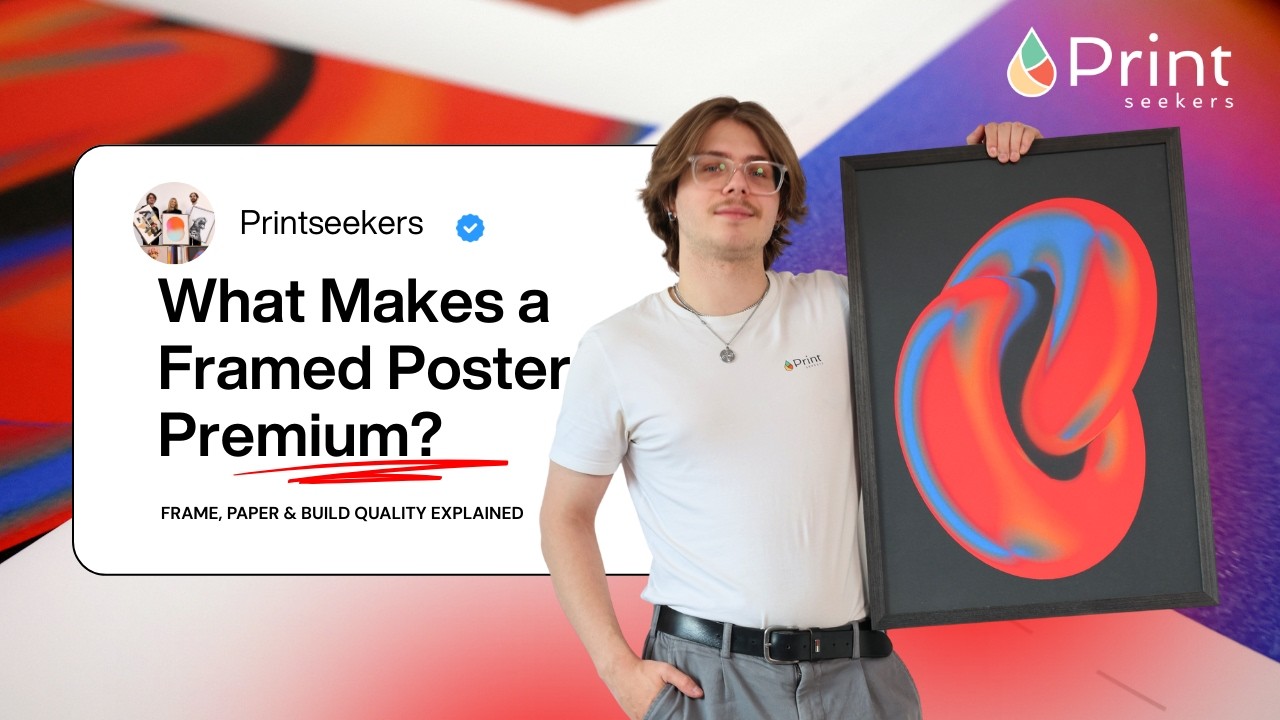 What Makes a Framed Poster Premium? Frame, Paper & Build Quality Explained!