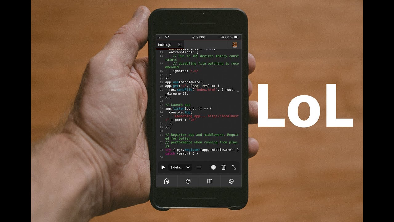 Can you code on iPhone? – Programming Test