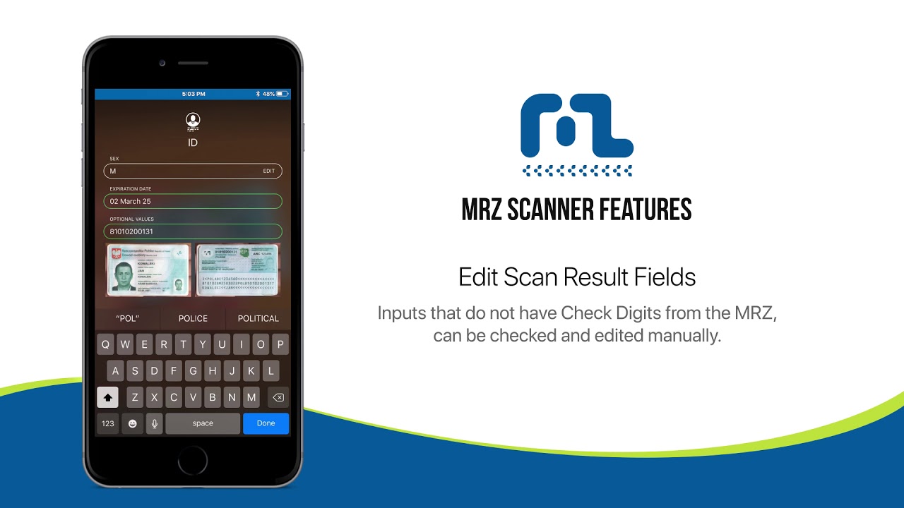 MRZ Scanner Intro #1