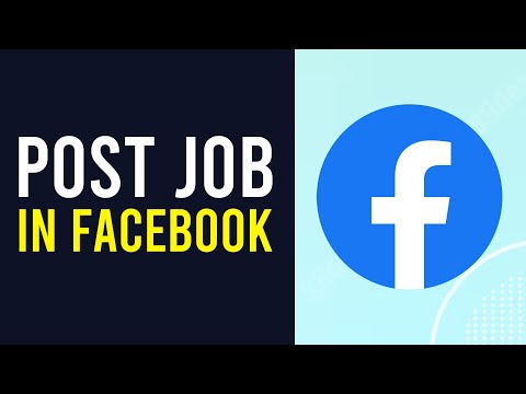 How To Post a Job in Facebook (Hire From Facebook)