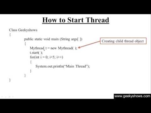Learn 301 How to Start Thread in Java Programming Hindi - Mind Luster